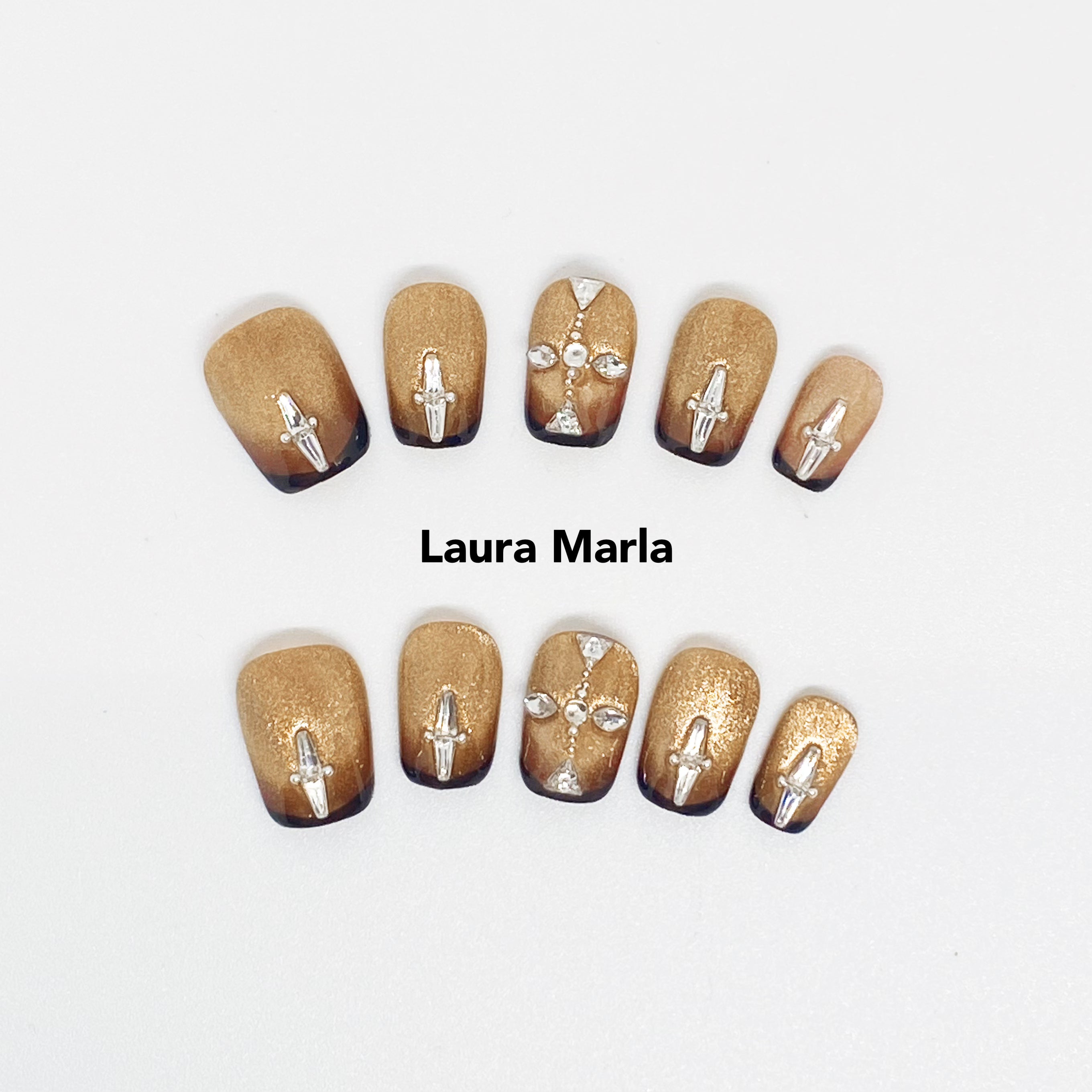 Golden Legend Press on Nail – Laura Marla
